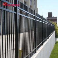 China China factory security pre-galvanized steel tube wrought iron fence for sale