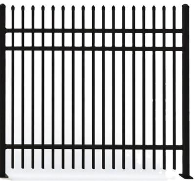 China Best Price Powder Coated Square Post  Wrought Iron Aluminum Fence Wrought Iron Aluminum Balcony Fence for sale