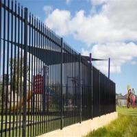 China High Quality Steel Fence Akzo Nobel PVC Colors House Gate designs Wrought iron fence Zinc steel fence for sale