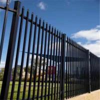 China Wholesale modern galvanized steel grills fence design Steel fencing used picket fencing for sale