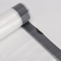 China 5-50 Micron Thickness PE Plastic Drawstring Trash Bag Roll for Clear Garbage Packaging for sale