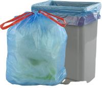 China Directly Manufacture Drawstring Bag Trash Bag Gallon with Embossing Surface Selection for sale