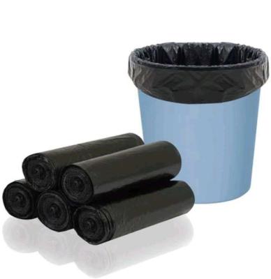 China 5-50 mic Thickness HDPE/LDPE/LLDPE Black Garbage Trash Bag from for Customer Needs for sale