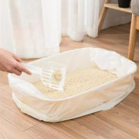 China Thicken Cat Waste Litter Bags Jumbo Size with Drawstring Closure Custom Order Accepted for sale