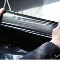 China HDPE LDPE Sealing Handle Heat Seal Disposable Black Bin Bags 500x600mm 5-25mic for sale
