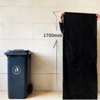 China Custom Heavy Duty Plastic Trash Bags HDPE LDPE 1000x1200mm Thickened Leakproof for sale