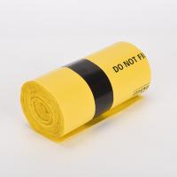 China Red Yellow Plastic Biohazard Garbage Bag 600x850mm Medical Waste Disposal Hospital Clinic for sale