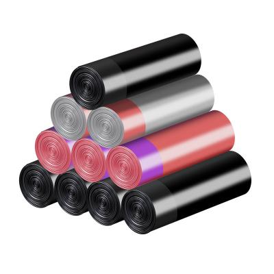 China Customizable HDPE LDPE LLDPE Drawstring Trash Bags 450x500mm 600x700mm Leak Proof for sale