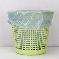 China Black HDPE Trash Garbage Bag 30pcs Roll Offset Printing Custom Thickness 5-80 Mic for sale