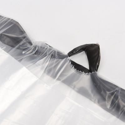 China LDPE Plastic Packing Bin Big Recycle Eco Friendly Trash Garbage Bags 5-50 mic Thickness for sale
