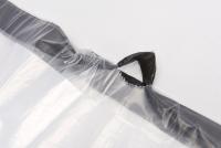 China 42 Gallon Capacity Drawstring Garbage Bag for Waste Disposal With 3 Mil Thick Waste Sample for sale