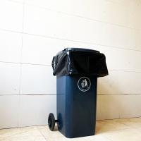 China Custom Size HDPE Plastic Contractor Trash Bags 1000x1200mm Thickness 5-100 Mic Folded for sale