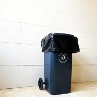 China 55 Gallon Heavy Duty Trash Can Liners HDPE LDPE Plastic Garbage Bags 1000x1200mm for sale