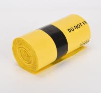 China Hospital Waste Disposal PE Flat Bags 5-100 Mic Thickness Customizable for sale