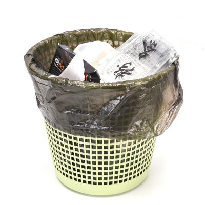 China Flat Mouth Garbage Bag 5-50 Mic HDPE LDPE LLDPE Disposable Kitchen Trash Bags Custom Printed for sale