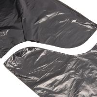 China Beige PE Plastic HDPE LDPE Flap Tie Trash Garbage Bag 5-80 Mic Custom Branding for sale