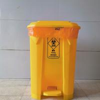 China Offset Printed HDPE/LDPE/LLDPE Medical Waste Garbage Bin Liner Bag with Custom Design for sale