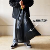 China 100L Heavy Duty Plastic Garbage Bag Roll for 55 Gallon Bin Offset Printing Custom for sale