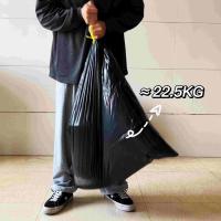 China Embossing Surface Handling LDPE Black Star Seal Big Garbage Bags 13 Gallon 5-100 Mic for sale