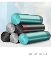 China HDPE Custom Logo Printing Garbage Bags With Drawstring For Interleaved for sale