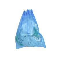 China Custom 13 Gallon Drawstring Trash Bags Heavy Duty Clear PE Garbage Bags 730x840mm for sale