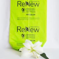 China PE Drawstring Biodegradable Garbage Bags 40% Biosource 8-15kg Load Custom Sizes for sale