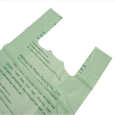 China OK Compost 100% Biodegradable Cornstarch Garbage Bags 25x40cm 8kg Load for sale