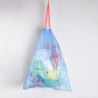 China Square Bottom Drawstring Garbage Bag 730x840mm HDPE LDPE Automatic Closing Compostable ISO9001 for sale