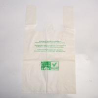 China Biodegradable Cornstarch Tote Bags 25x40cm 8kg Load Eco Friendly Grocery Shopping for sale