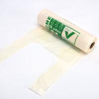 China Biodegradable Cornstarch Tote Bags 25x40cm 8kg Load Eco Friendly Grocery Shopping for sale