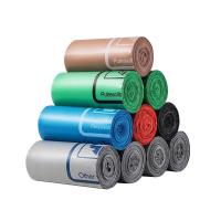 China HDPE LDPE Star Sealed T Shirt Plastic Garbage Bags 450x500mm 5 Mic Customizable for sale