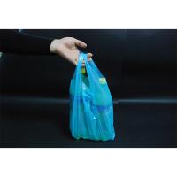 China Eco Friendly Plastic T Shirt Bag 30x50cm for Supermarket Shopping HDPE LDPE for sale
