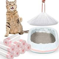 China Compostable Pet Poop Bags 15 Mic PLA PBAT Material 25x40cm for Dogs Cats for sale