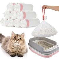 China Compostable Pet Poop Bags 15 Mic PLA PBAT Material 25x40cm for Dogs Cats for sale