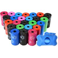 China Extra Thick Leak Proof Dog Poop Bags 25x40cm Unscented Waste Bag Refill Rolls for sale