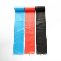 China Custom Logo Biodegradable Garbage Bags 25x40cm 8kg Load Square Bottom Bin Carrier for sale