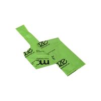 China Green White Biodegradable Plastic Bags Transparent Thickness Custom Compostable Clear Bags for sale