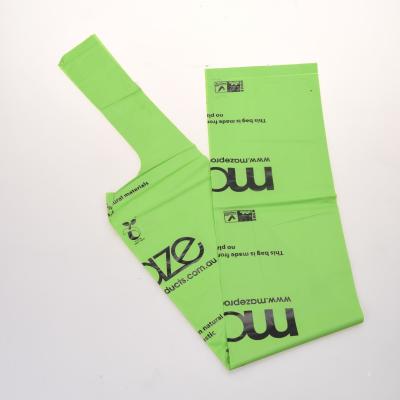 China Beige Customized Size Compostable Carrier Bags With Eco Friendly Material for sale