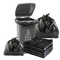 China Heavy Duty Large Black Trash Bags 1000x1200mm for Construction Sites Commercial Use for sale