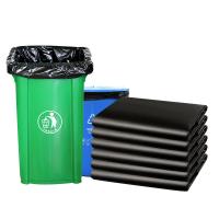 China Industrial Heavy Duty Black Garbage Bags 1000x1200mm 5-100 Mic Outdoor Trash Can Liners for sale
