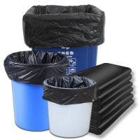 China Industrial Heavy Duty Black Garbage Bags 1000x1200mm 5-100 Mic Outdoor Trash Can Liners for sale