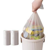 China Customizable Star Seal Clear Plastic Bags on Roll 450x500mm HDPE for Office Kitchen Waste Bin for sale