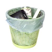 China Customizable Star Seal Clear Plastic Bags on Roll 450x500mm HDPE for Office Kitchen Waste Bin for sale