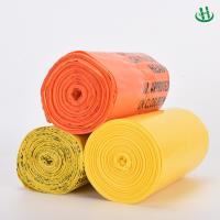 China 30 Gallon Biohazard Waste Disposal Bags 730x840mm Thickened Poly Bags with Custom Logo for sale
