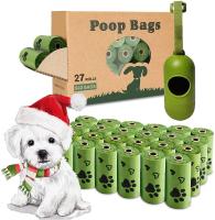 China Eco Friendly Biodegradable Pet Waste Bags 25x40cm 8-15kg Load Dog Poop Bags OEM for sale