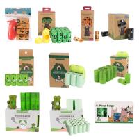 China Eco Friendly Biodegradable Pet Waste Bags 25x40cm 8-15kg Load Dog Poop Bags OEM for sale