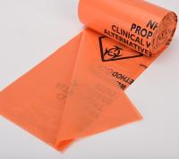 China Square Bottom Garbage Bags Heavy Duty HDPE 5-100 Mic Drawstring Waste Management for sale