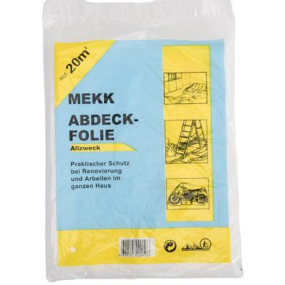 China Polythene Dust Sheet for Decoration and Furniture Protection 5-15 Mic Custom Sizes for sale