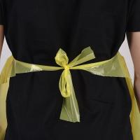 China Disposable Plastic Apron Without Sleeves For Countertop Room Space Pe Apron for sale