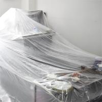 China Polythene Dust Sheet for Decoration and Furniture Protection 5-15 Mic Custom Sizes for sale
